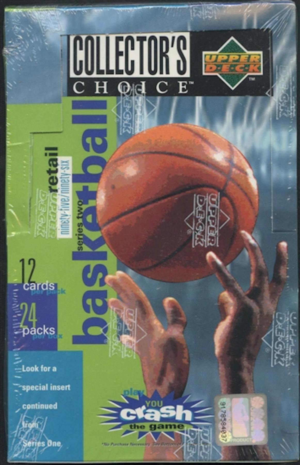 1995 96 Upper Deck Collectors Choice Series 2 Basketball Retail Box