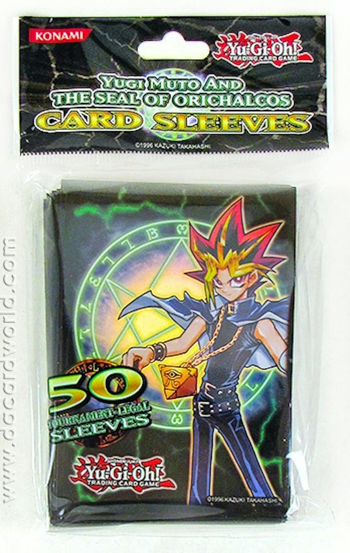 Yu Gi Oh Yugi Muto And The Seal Of Orichalcos Card Sleeves 50 Count Pack Lot Of 15 Da Card World